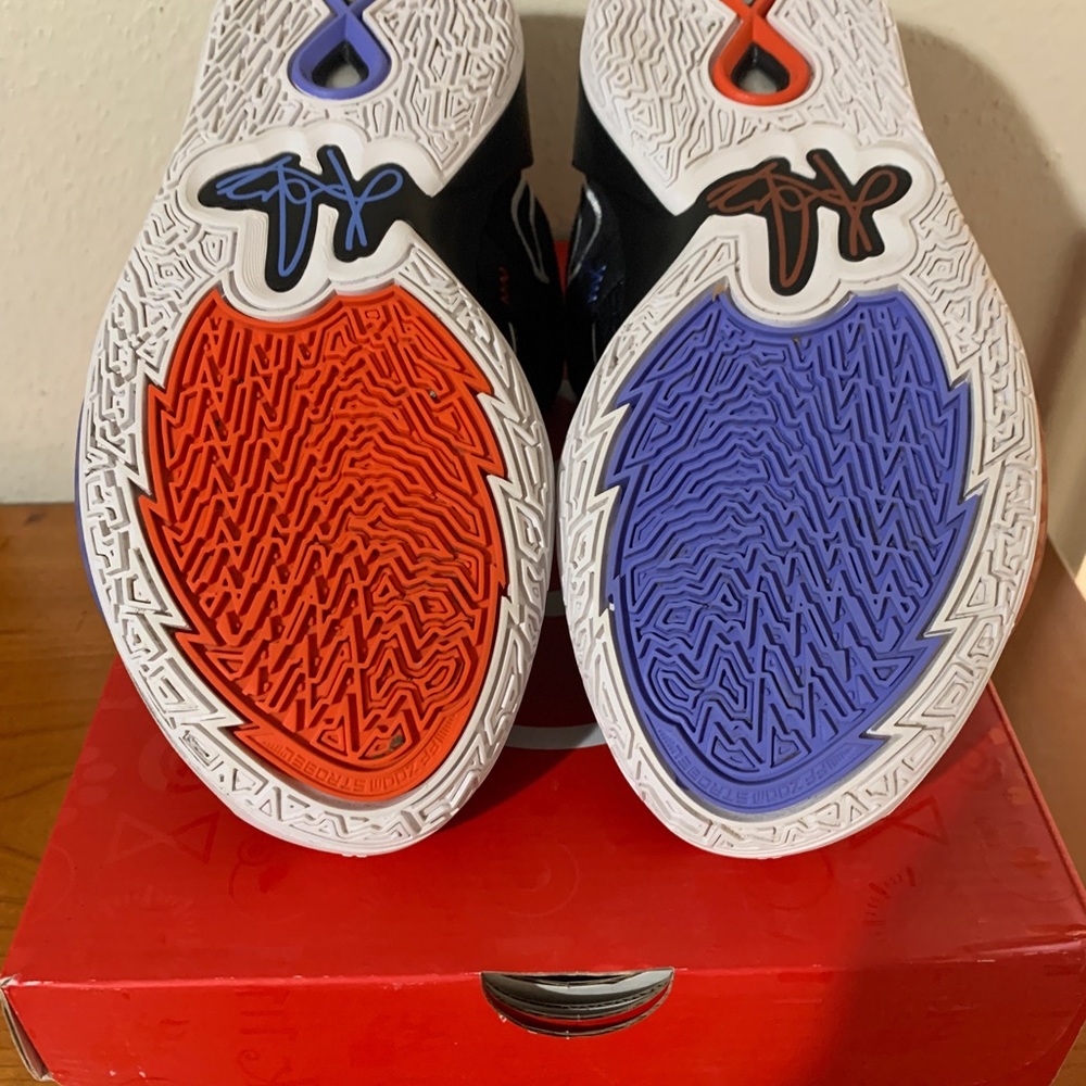 Black Nike Kyrie Infinity Fire And Ice Basketball Sho… - Gem